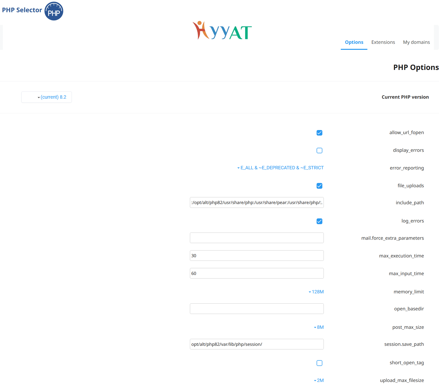 How to change PHP version - Hyyat Host